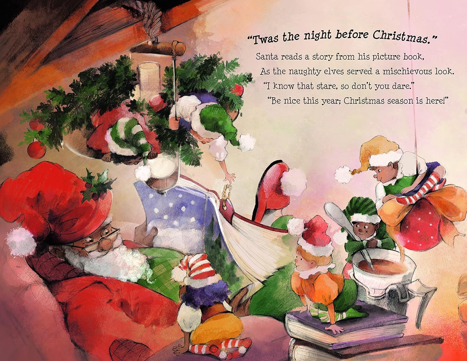 Christmas Elves Being Themselves – I AM CARIBBEING